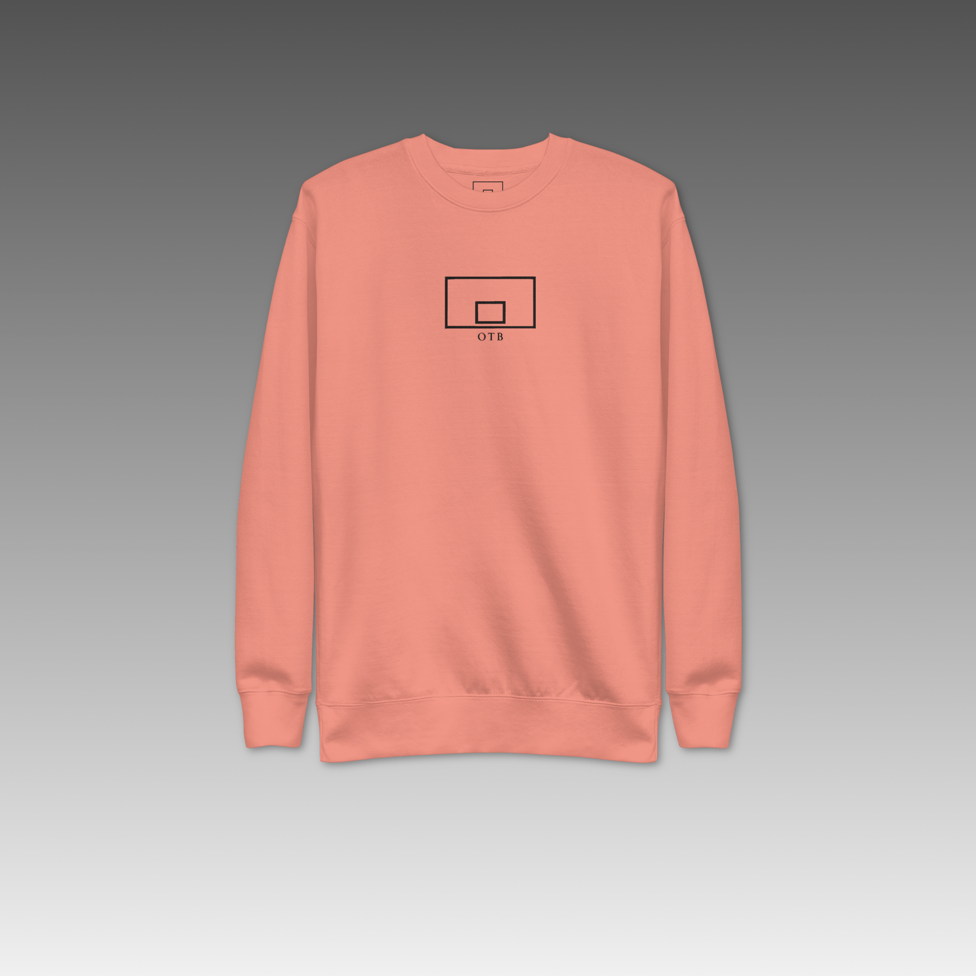 OTB Embroidered Sweatshirt | Minimal Streetwear Fleece for Hoopers – Off The Backboard